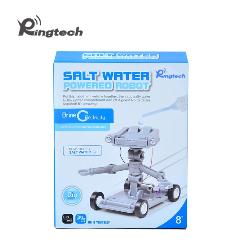 Ringtech kids DIY robot Salt water power robots| | - AliExpress