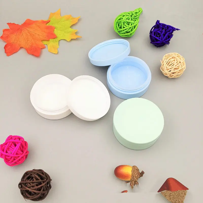 5g empty loose powder jar with sifter Cosmetic plastic powder compact ...