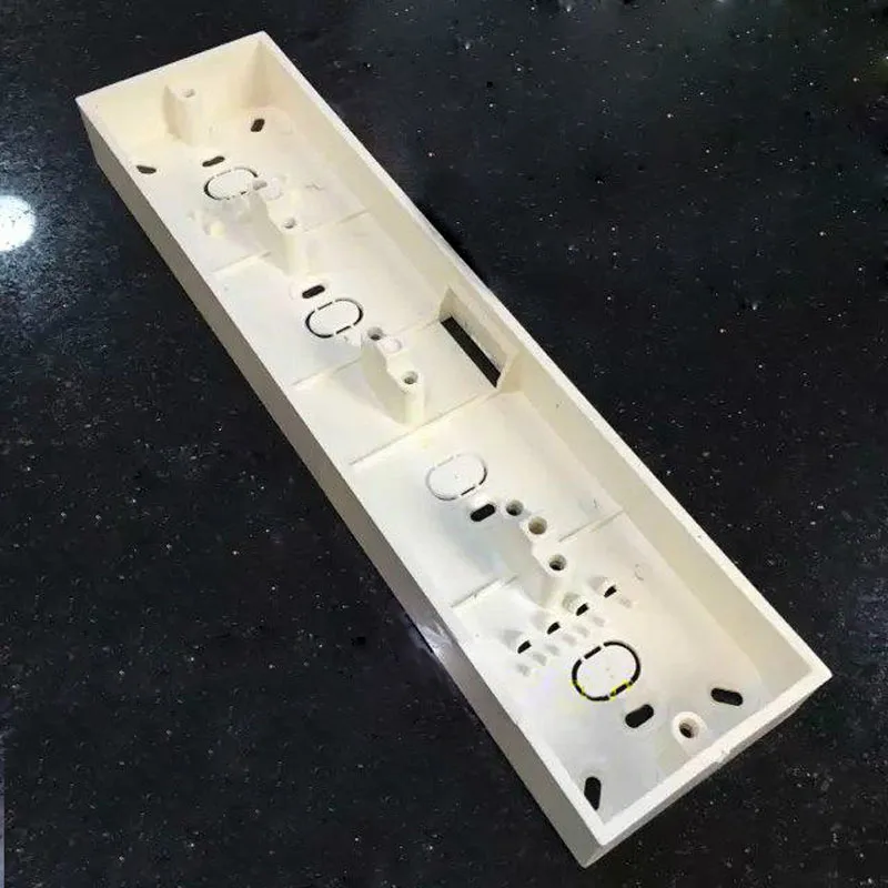 86 Type Four Bottom Box Pvc Switch Socket Junction Box 4 Gang Four ...