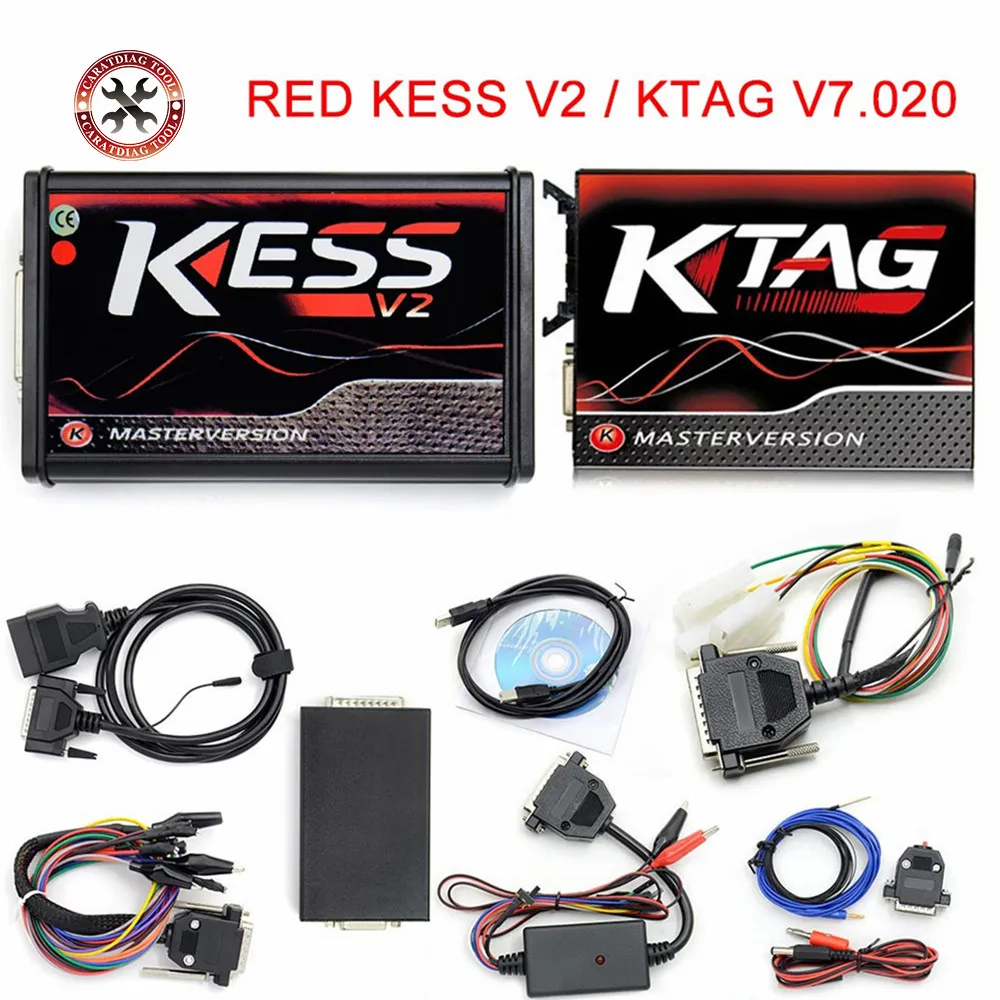 Newst Online EU Red Ktag K TAG V7.020 KESS V2 V5.017 SW V2.23 Master ...