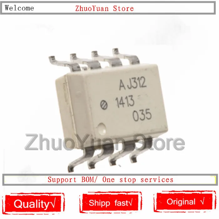 1 ชิ้น/ล็อต HCPL J312 AJ312 A J312 SOP 8 SMD8 HCPLJ312 ชิป IC|โมดูลการ ...