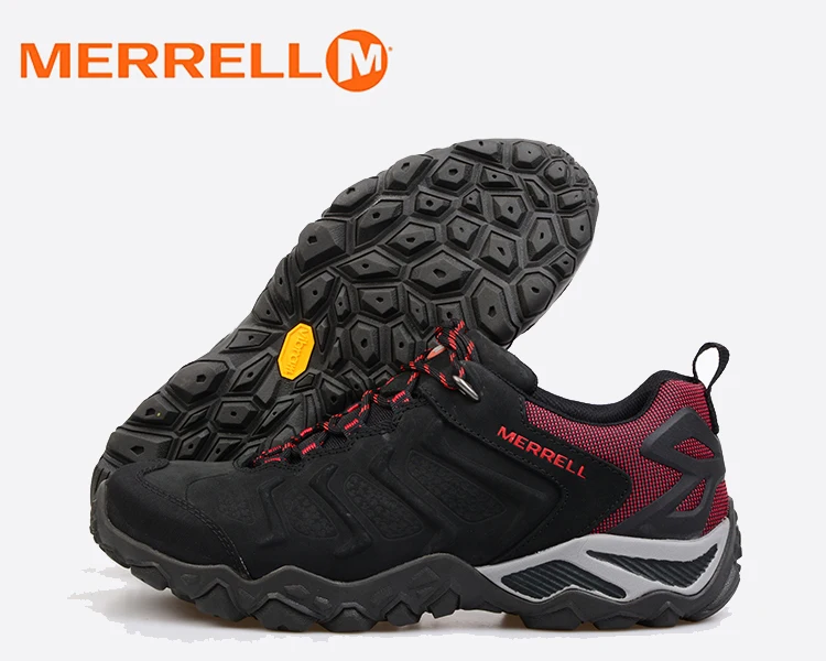 Merrell กลางแจ้ง Professional เดินป่ารองเท้าเสถียรภาพ Anti SLIP รองเท้า ...