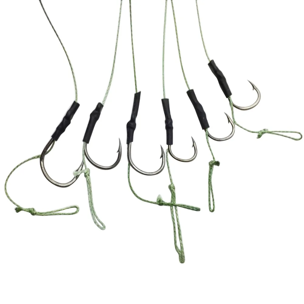 8 шт./4 шт рыболовный крючок на карпа ссылку готовые волосы ...