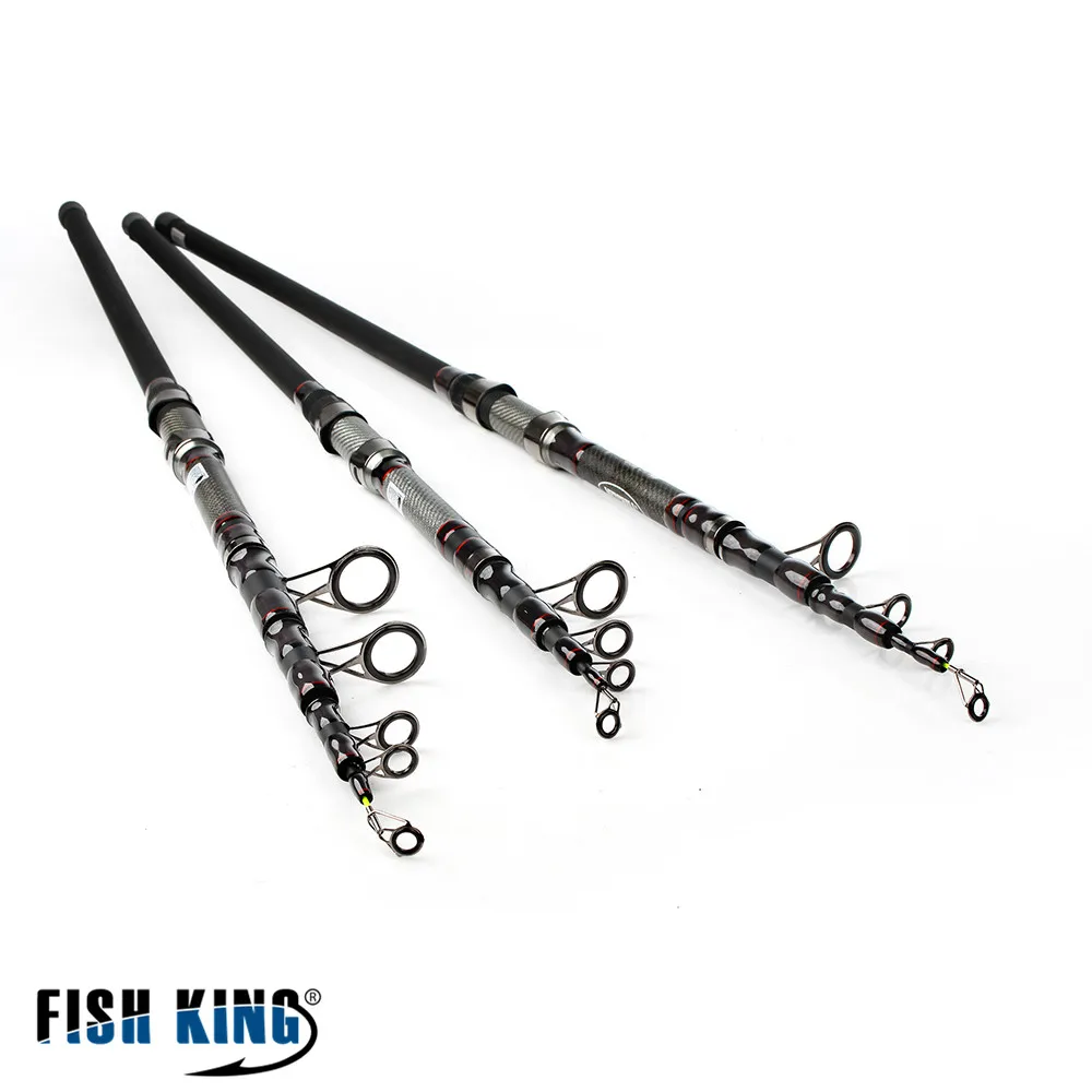 FISH KING High Carbon 3.9m 4.2m 4.5m50 150G 5 Sections Spinning Fishing ...