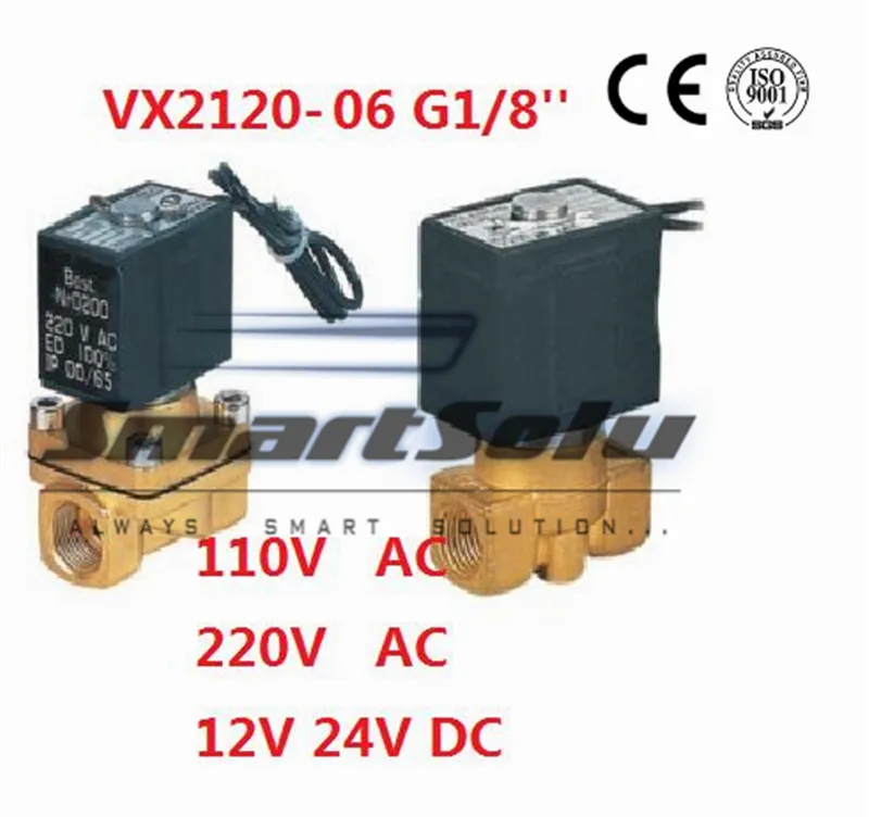 Free Shipping 1/8" Female Thread Electric Solenoid Valve B20N 12V DC ...