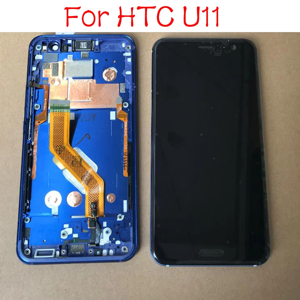 100% Original Working For Htc U11 U-3w U-1w Lcd Display Touch Screen ...