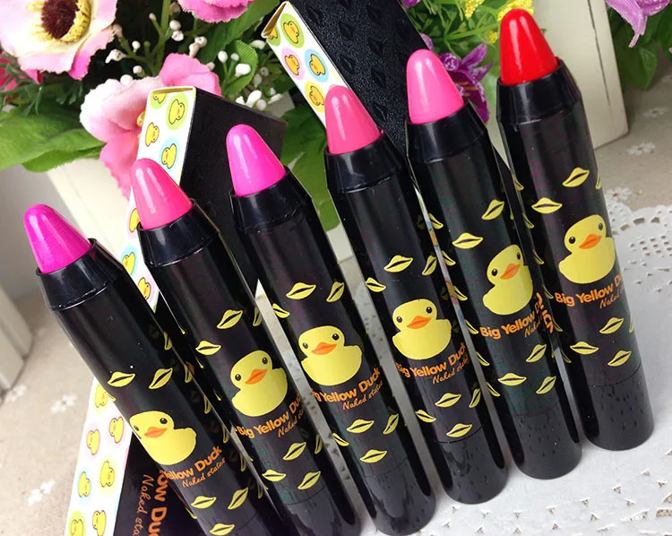 Hong Kong yellow duck lipstick pen crayon lipstick / lip gloss / balm ...