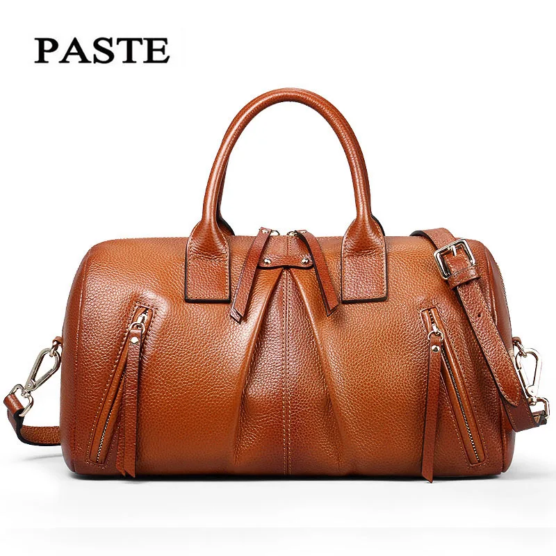 PASTE New Women Shoulder Bags Genuine Leather Famous Handbag First ...