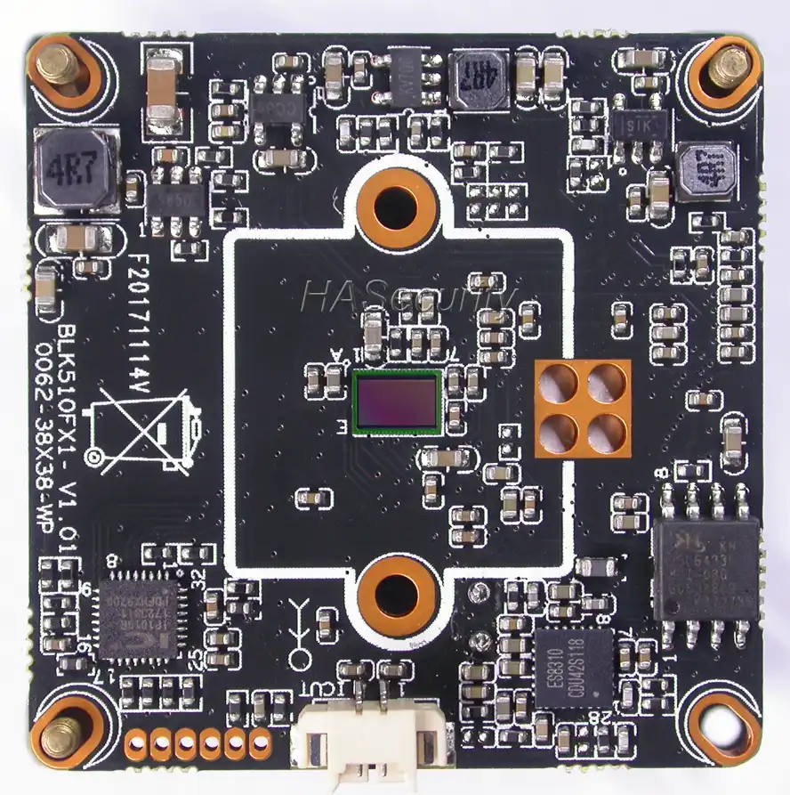 WiFi 720P 1/4" H62 CMOS image sensor + IPC510 IP camera CCTV module PCB ...