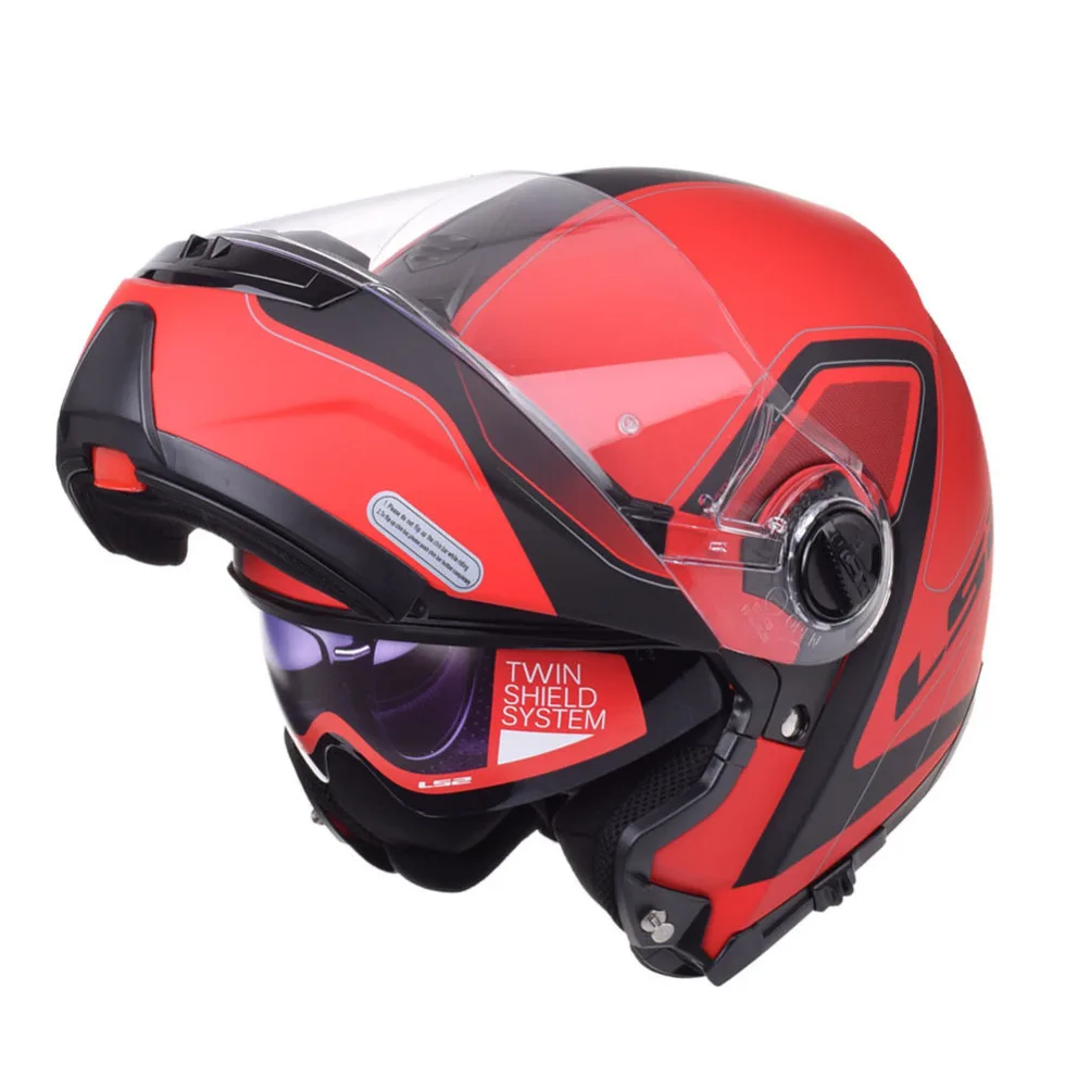LS2 Modular Flip Up Full Face Motorcycle Helmet Capacete Casco Casque ...