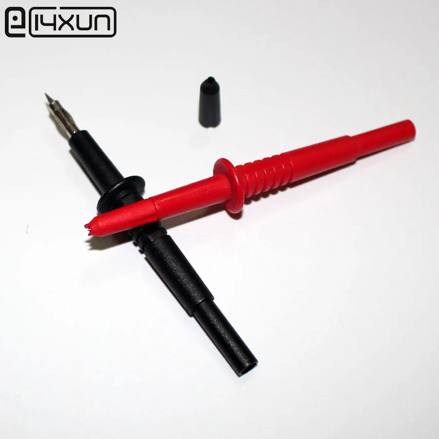 2pairs 10A/600V 2mm Stainless Tip Probe with 4mm Standard Socket ...