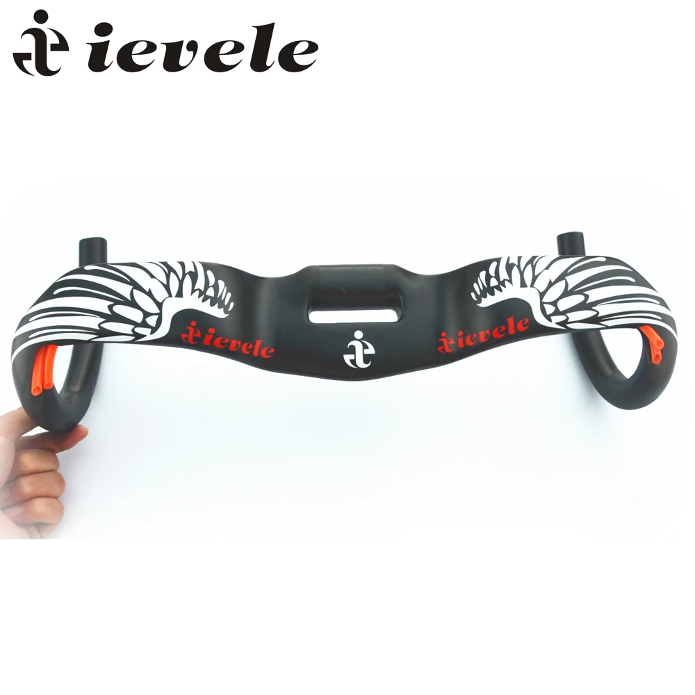 Ievele 풀 카본 핸들바 로드 바이크 핸들바 레이싱 핸들 자전거 벤드 바 외부 로드 핸들바 자전거 스템 31
