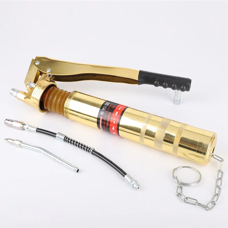 Chain Grease Gun Truck Excavator Manual Single Pressure Double Pressure ...