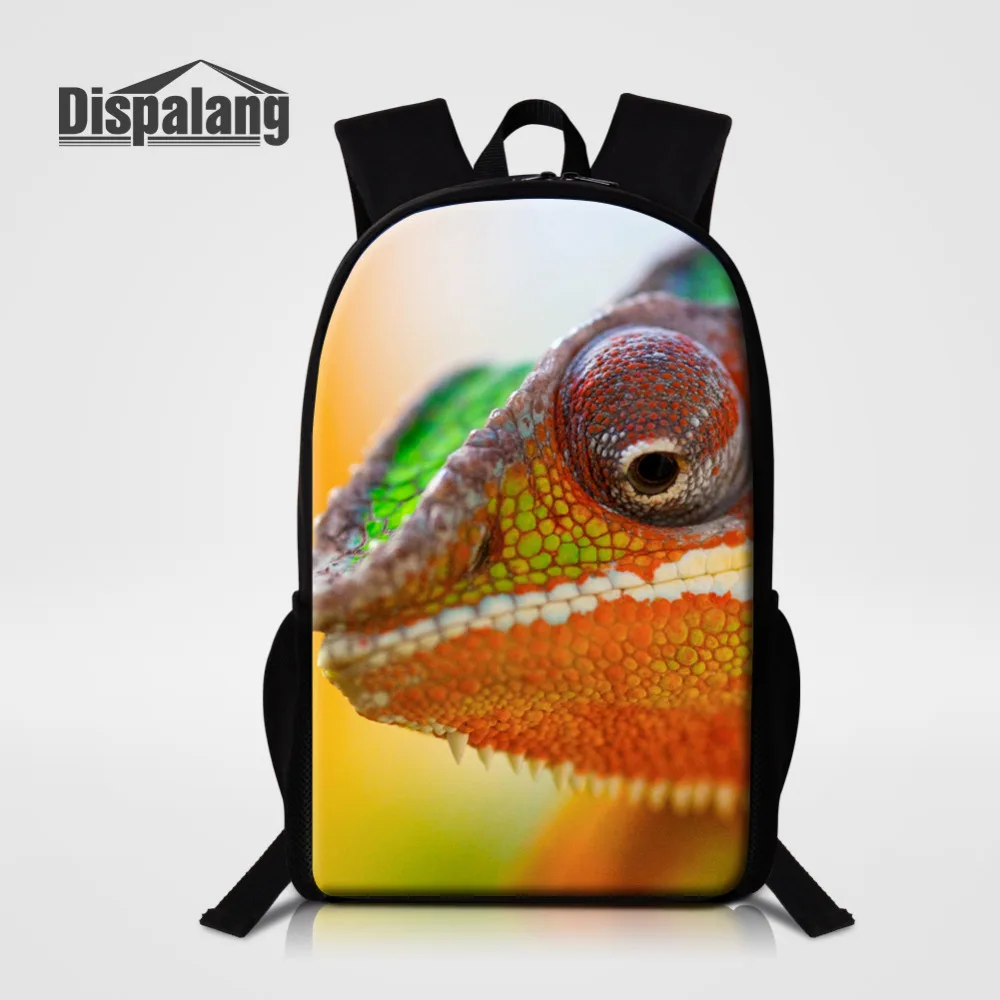 Dispalang School Bags for Teeangers Girls Animal Lizard Printing ...
