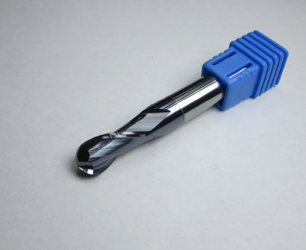 Diameter 8mm Radius 4.0 R4.0 Tungsten Carbide Ball Nose End Mills Cnc ...