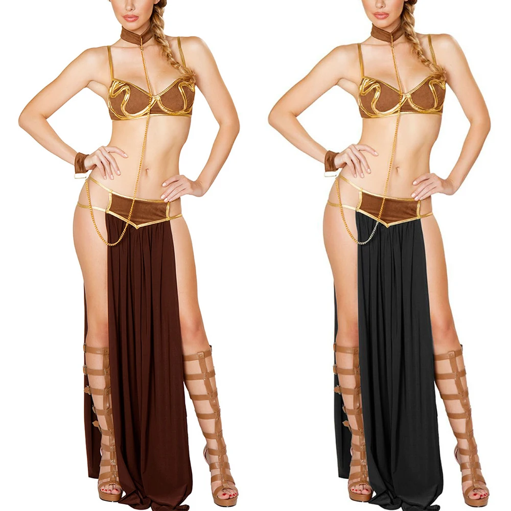 New Carnival Women Cosplay Party Halloween Costumes For Women Plus Size Sexy Princess Leia