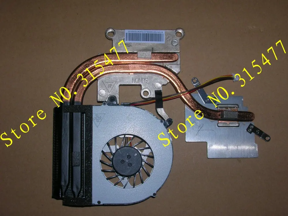 New laptop heatsink heatpipe CPU cooler fan for Lenovo G480 Thermal ...