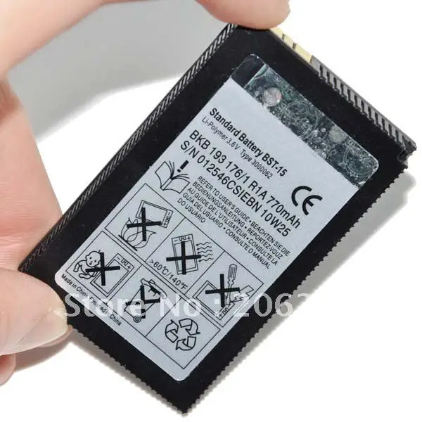 770mah BST 15 Battery For Sony Ericsson P800 P802 P900 P908 P910 P910i ...