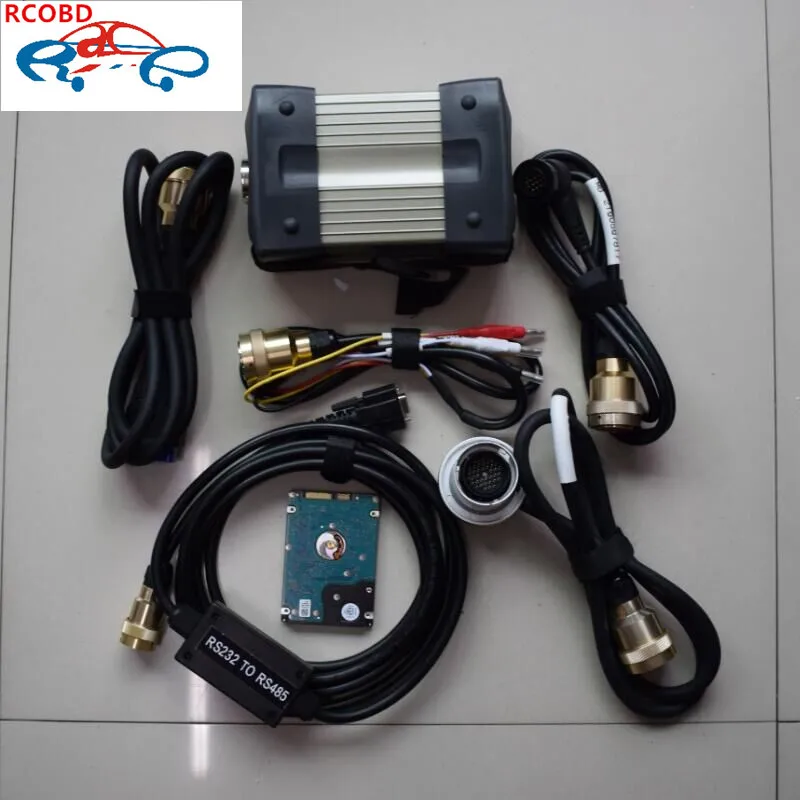 Mb c3 Star Diagnosis Multiplexer with 5 Cables Software Hdd for CF19 ...
