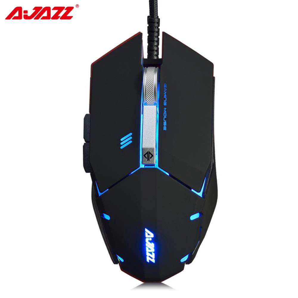 Ajazz Gtc Gaming Mouse 4000 Dpi With Led Light Programmable Mouse A3050 ...