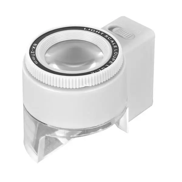 MG13100 2 8X Loupe Focal Length adjustable Magnifier With LED Light ...