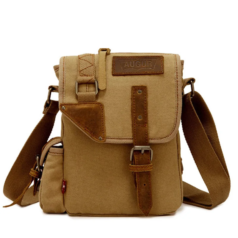 2018 NEW Handbags Thicken Canvas Man Bag Vintage Men Solid Briefcase ...