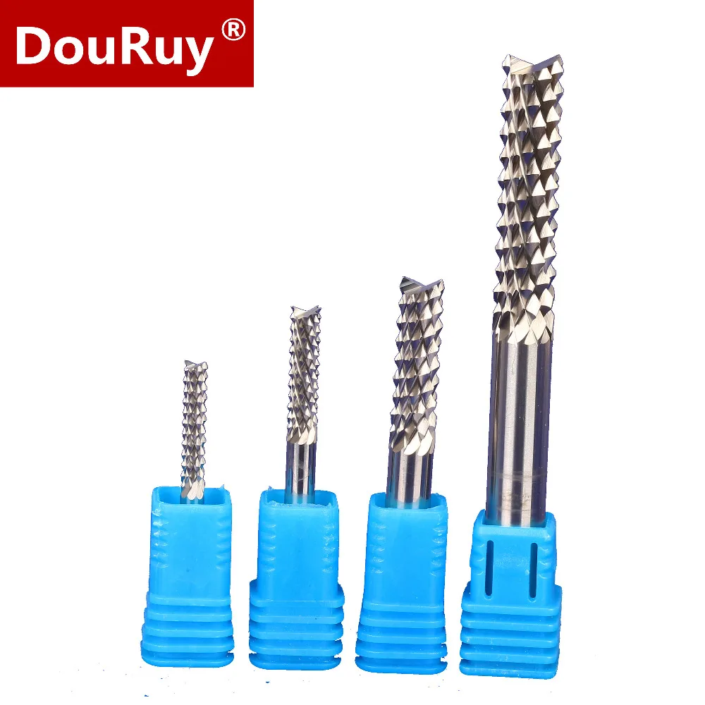 3.175mm Carbide Tungsten Corn Cutter cutting PCB milling bits CNC ...