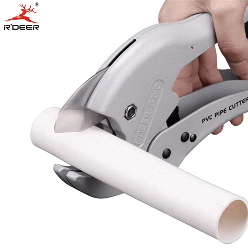 RDEER 42mm Pipe Cutter PVC/PP R/PU/PE Tube Cutter Plastic Hose Scissors ...