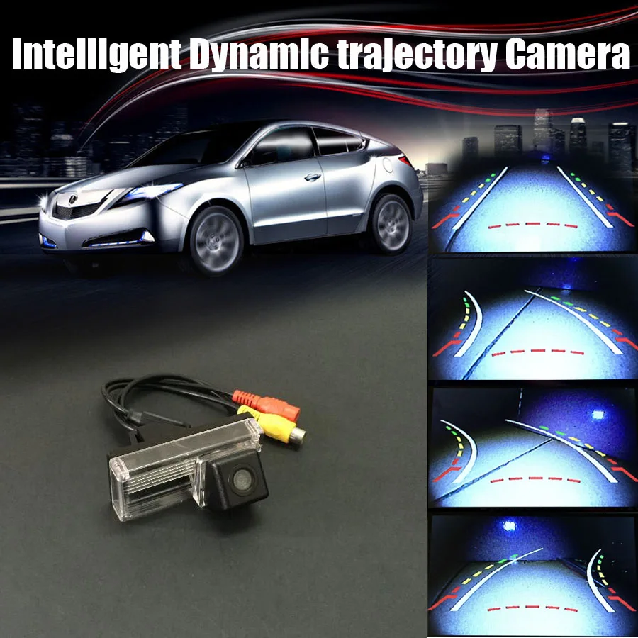 Car Intelligent Reversing Trajectory Tracks Camera Rear View Backup ...
