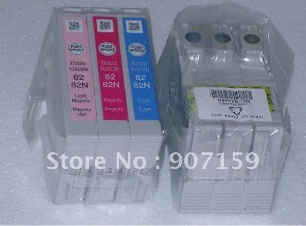 82N genuine ink cartridge for Epson R270 R290 R295 R390 printer; T0821N ...