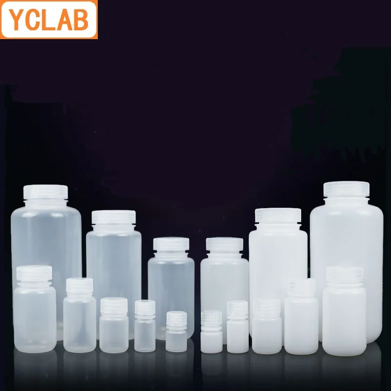 YCLAB 60mL Reagent Bottle PP & HDPE Plastic Low-High Temperature Acid ...