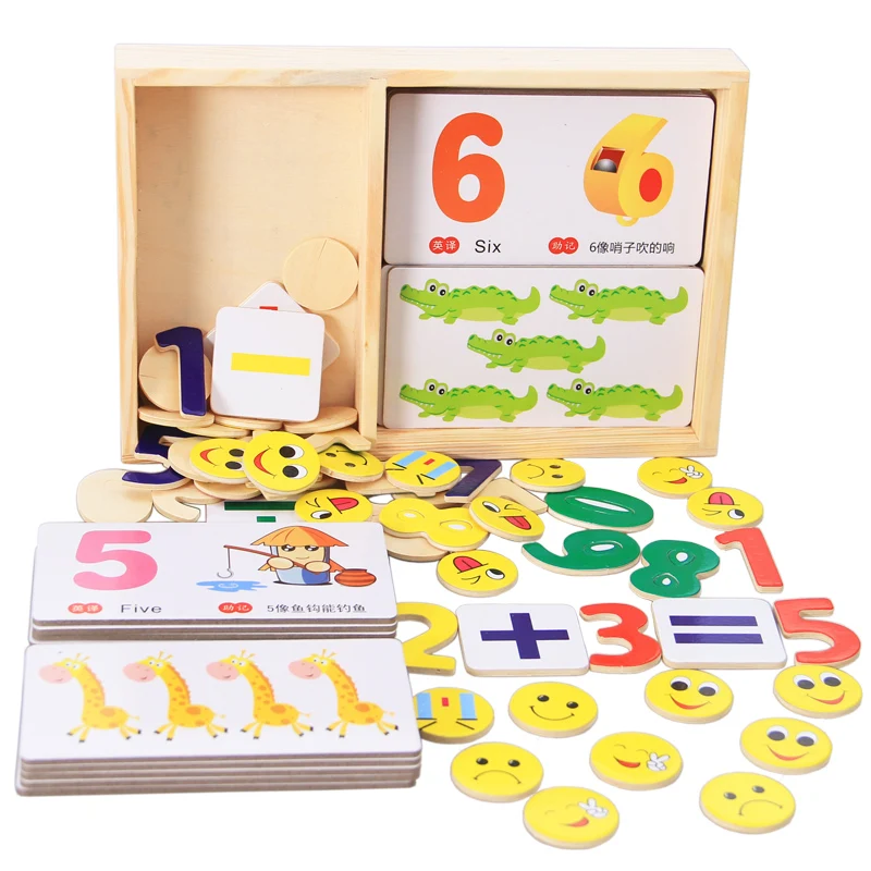 Montessori Early Educational Math Teaching Toys Wood Mathematics ...