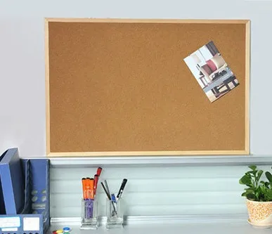Office Cork Board Wood Hanging Bulletin Board 30X40cm-in Drawing Board ...