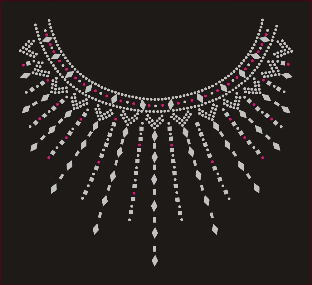 12pcs/Lot Free Shipping Custom Design Available neck Rhinestone ...