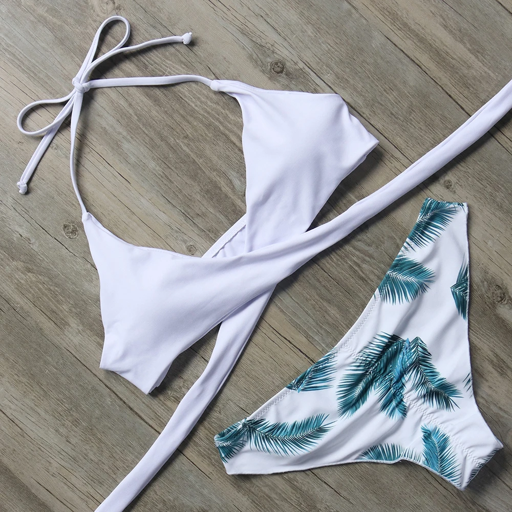 Hot Sexy Cross Brazilian Bikinis Women Swimwear Beach Bathing Suit Push ...