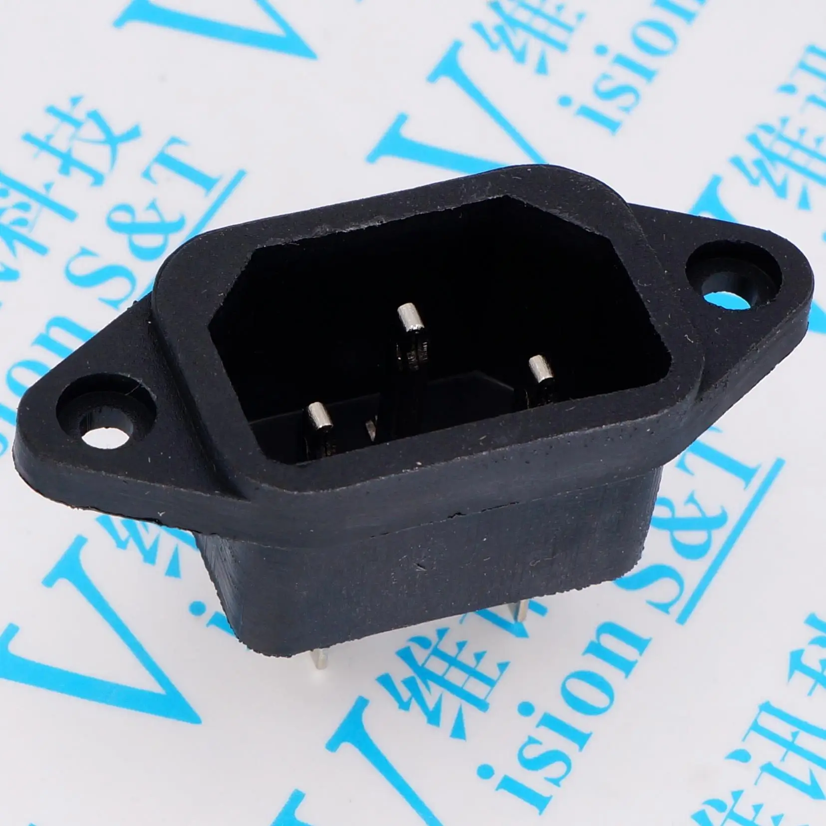 10PCS/LOT AC 04 3 pin AC outlet 250V 10A Connector|connector ac|connector 1/4connector 10 ...