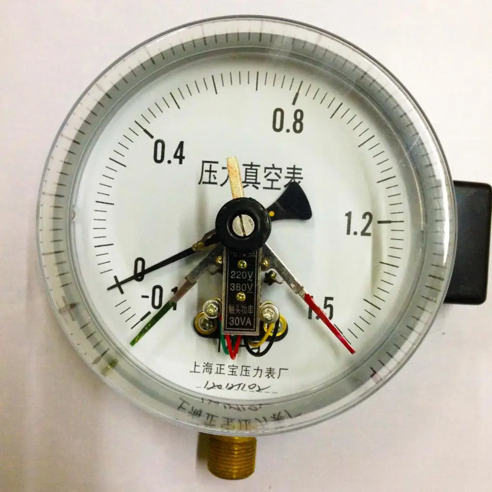 YXC-150-0-1-1-5Mpa-magnetic-contact-type-electric-contact-vacuum-gauge ...