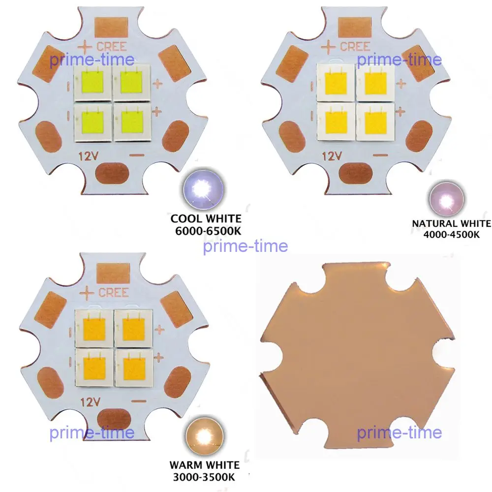 Cree Xpl Xp L 4 Chips 36w Led Emitter Instead Of Xhp70 Sst 90 3v 6v 12v