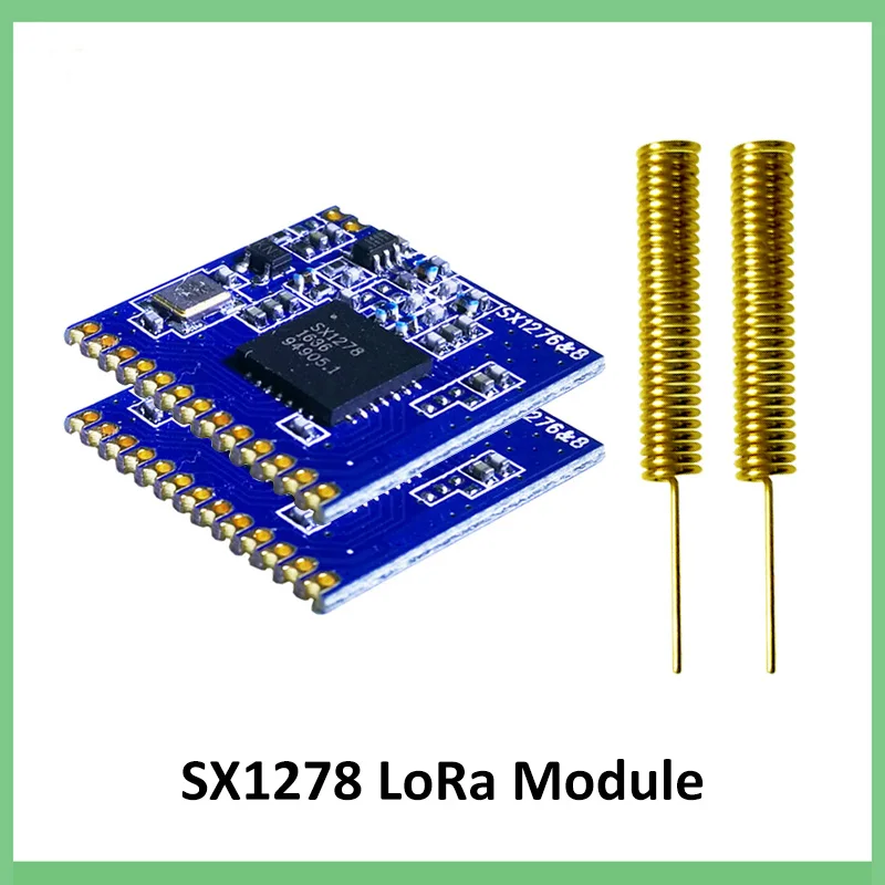 2pcs 433mhz RF LoRa module SX1278 PM1280 Long Distance communication ...