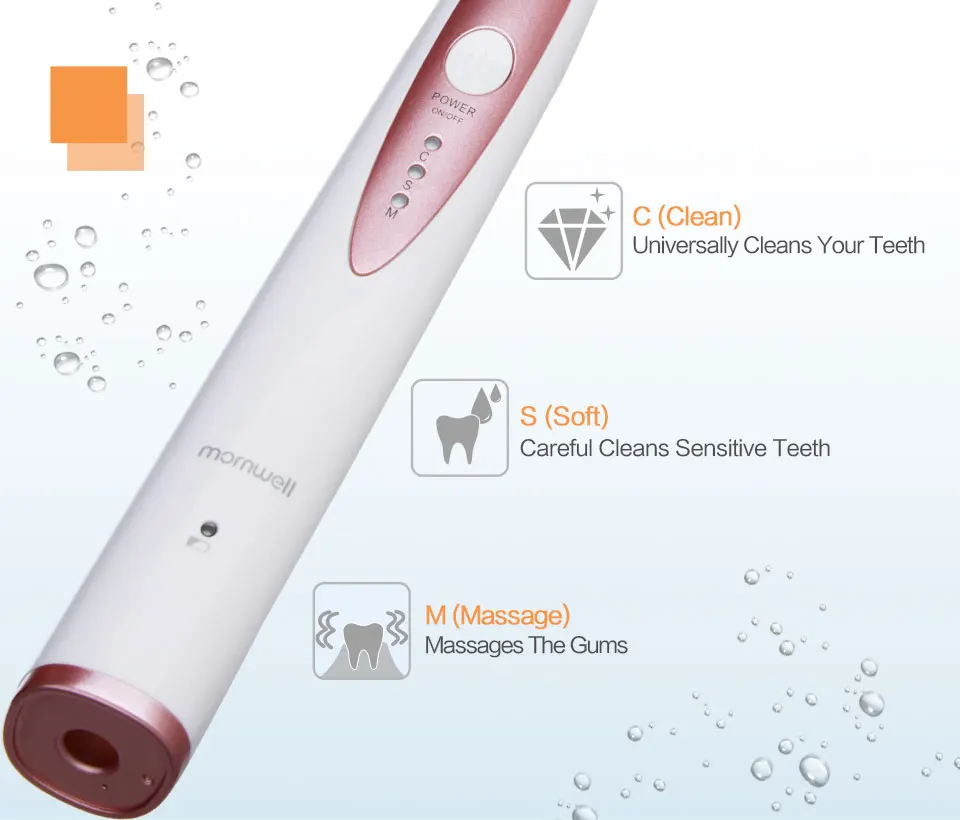 Electric Toothbrush Sonic Wave Rechargeable High Quality Cordless ...