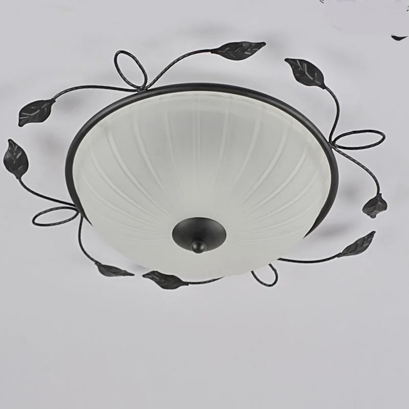 iron flower Ceiling lamp bedroom room light dining hall corridor ...