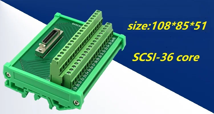 Terminal Board Scsi 50 Core Switchboard Relay Terminal Console Terminal ...