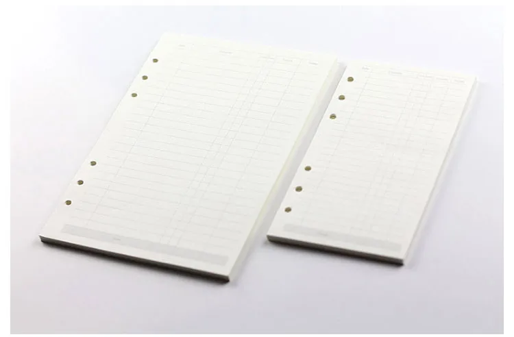 Feuillet mobile,Pages intérieures de planificateur en papier d ...