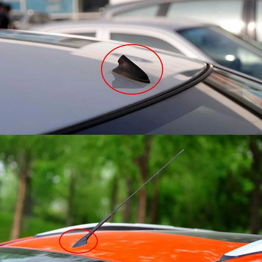 Black Car Aerial Auto AM/FM Radio Antenna Base Mount Holder Fit For ...