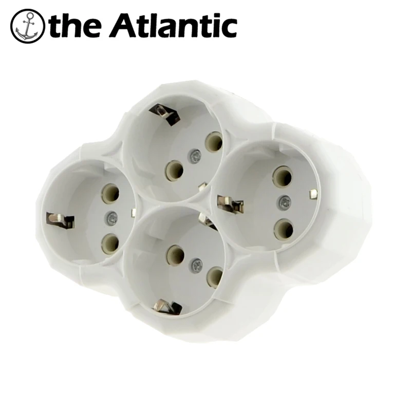 Four Socket European Type Conversion Plug 1 TO 4 Way EU Standard Power ...