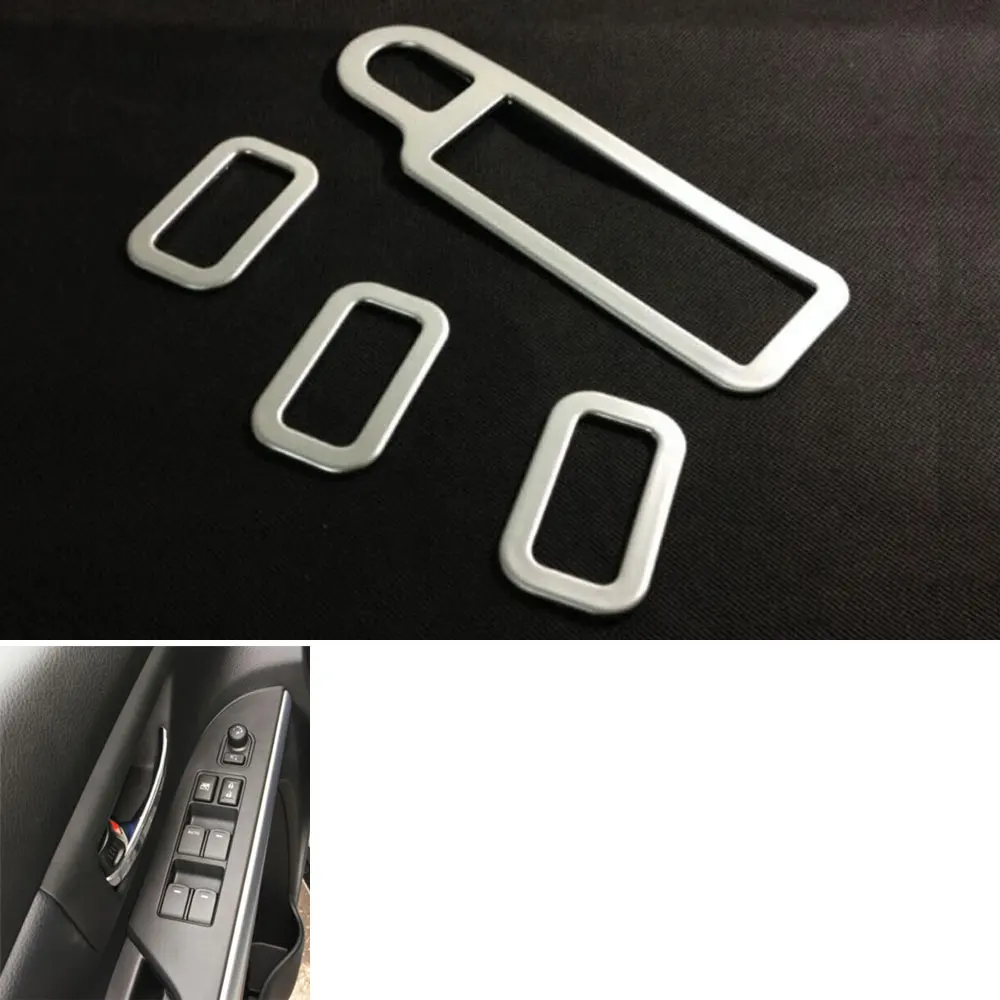 ABS 4pcs Car Interior Door Handle Armrest Window Sequins Switch Control ...