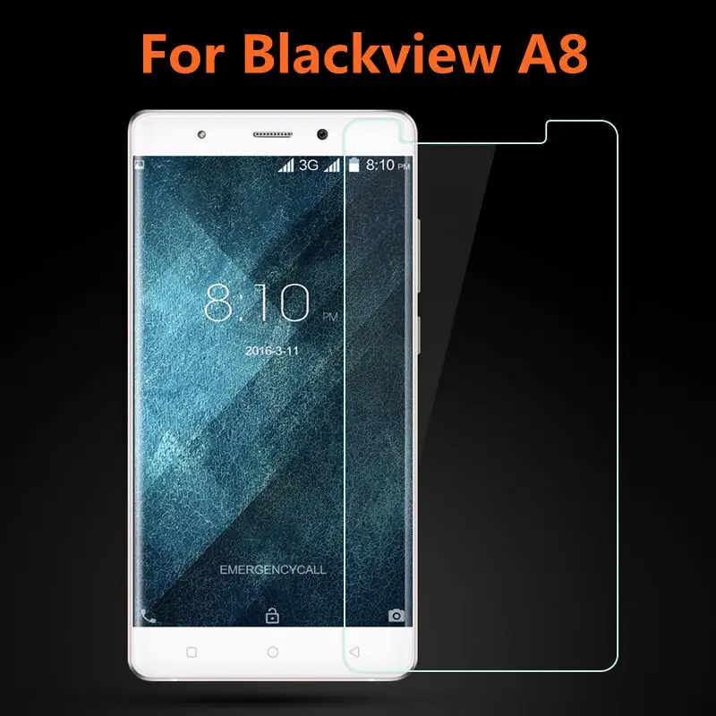 Blackview A8 Tempered Glass Original 9h Protective Film Explosion Proof
