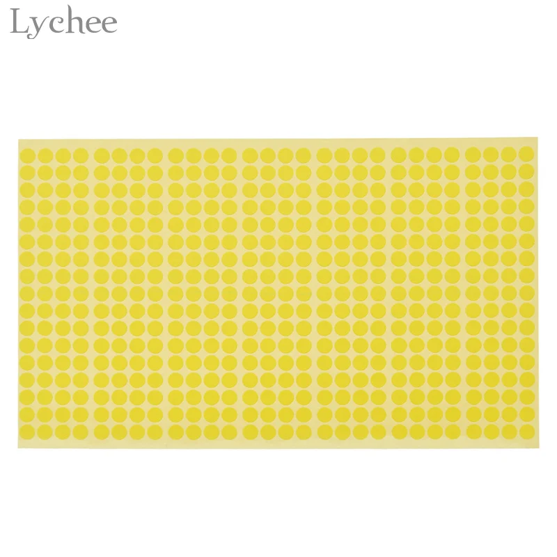 Lychee 1 Sheet Round Spot Coloured Label Stickers DIY Handmade Paper ...