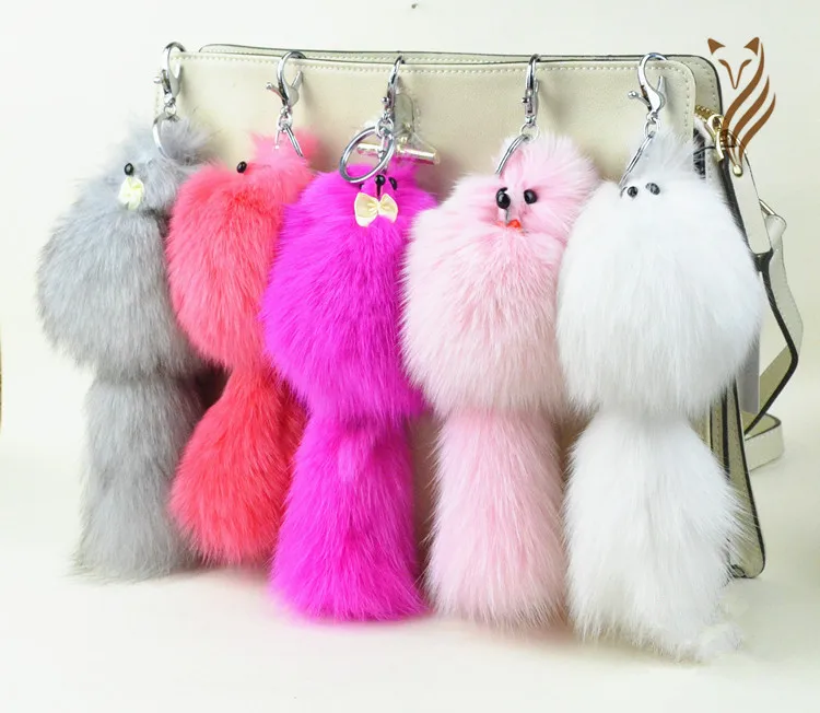 Online Buy Wholesale fox tail keychain from China fox tail keychain ...
