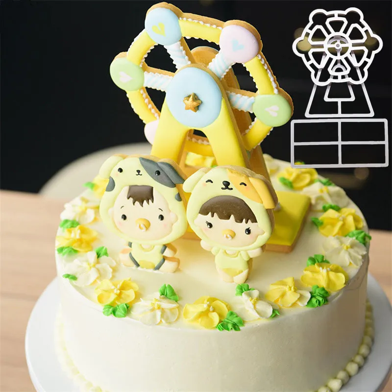 Sugarcraft Windmill Plastic Fondant Cutter Cake Mold Fondant Mold ...